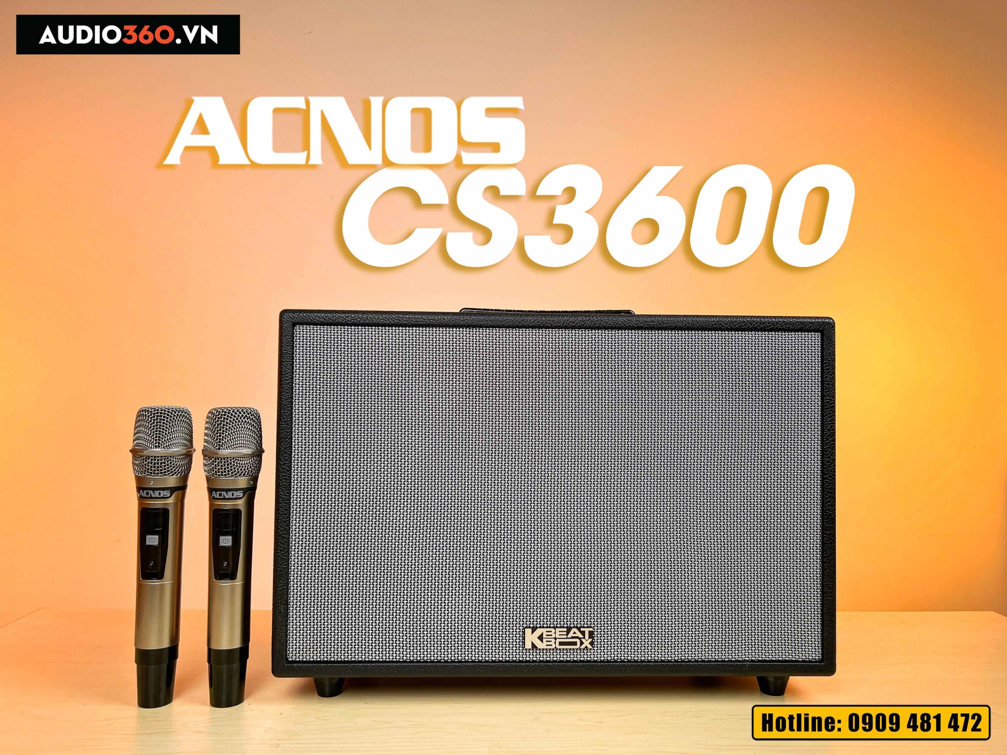 Loa Karaoke Acnos Cs3600 Chính Hãng Giá Tốt Nhất!